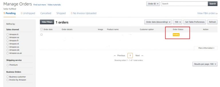 Amazon Orders Pending - What Does It Mean? | SellerSonar